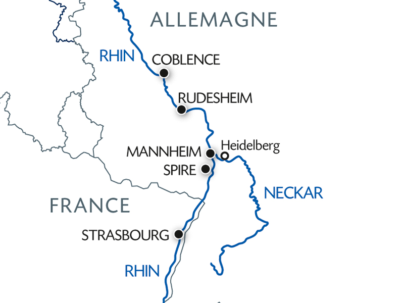 Croisiere La Vallee du Rhin Romantique, Allemagne avec Voyages Leclerc ...