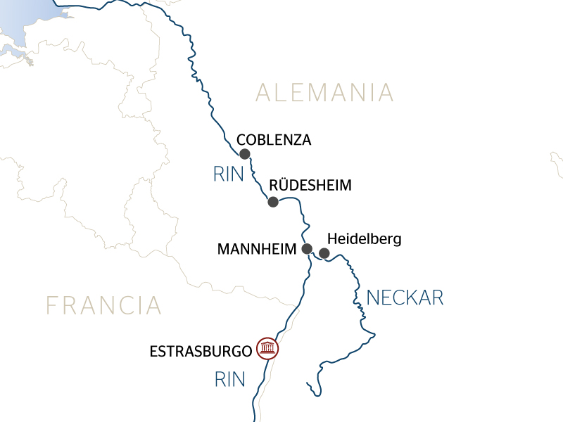 El Rin romántico (formula puerto/puerto) | CroisiEurope España