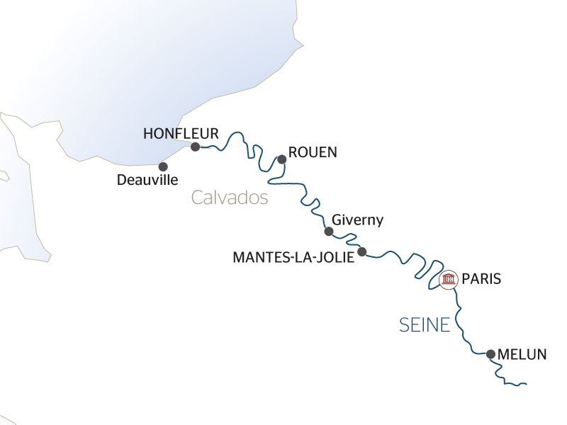 La Seine et ses méandres, un fleuve unique (formule port/port) | CroisiEurope