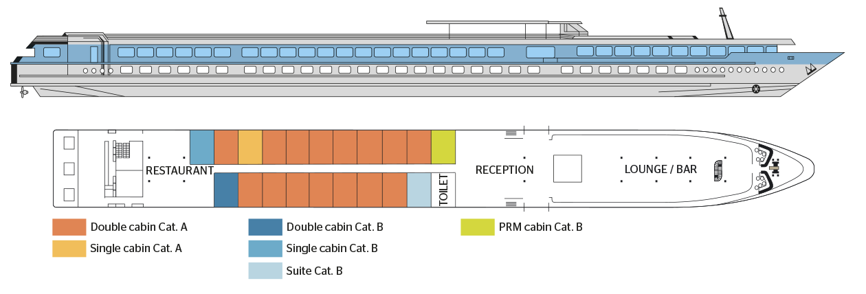 MS Symphonie ship: cabin photos, deck plans and cruises | CroisiEurope ...