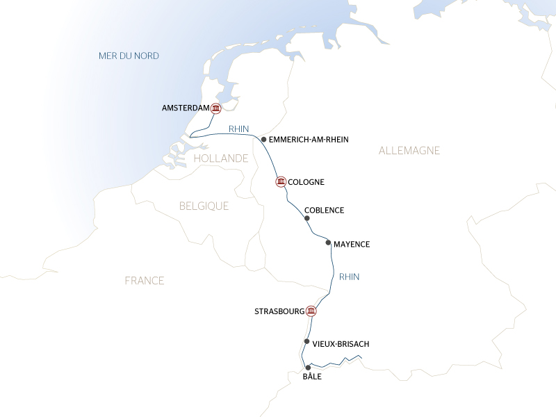 De Amsterdam à Bale : les trésors d'un fleuve mythique, le Rhin ...
