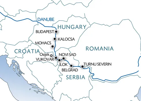 Danube River Map Location