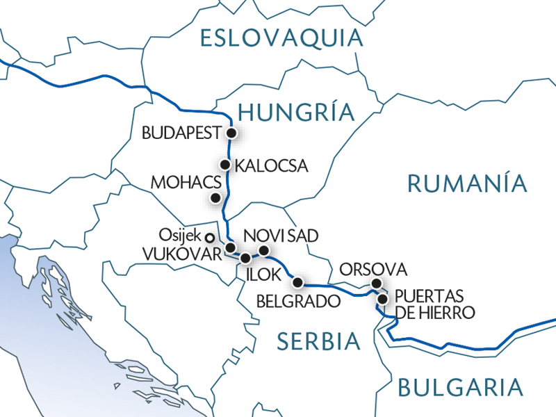 Budapest, la Perla del Danubio y las Puertas de Hierro (formula puerto ...
