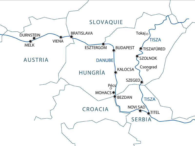 Del Danubio al Tisza: Hungría auténtica (formula puerto-puerto ...