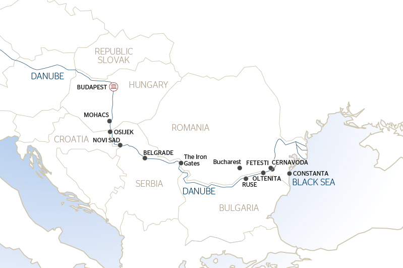 Nurenburg River Danube Map