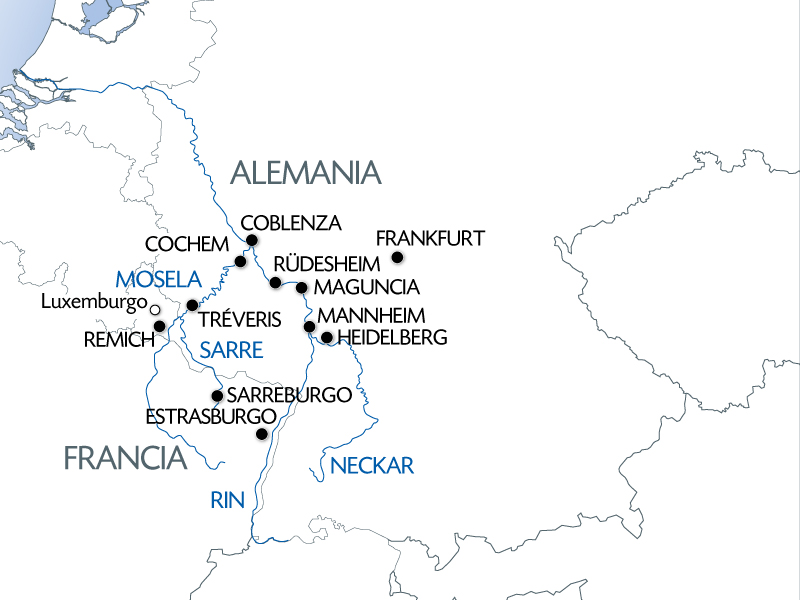 El Rin y sus afluentes en crucero: Mosela, Neckar y Meno | CroisiEurope ...